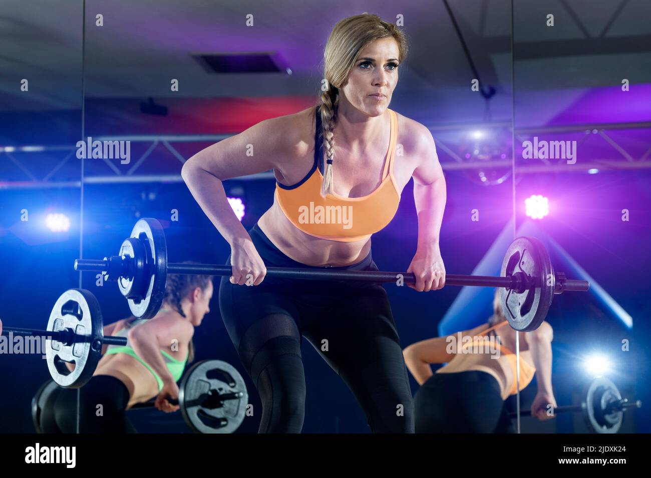 Lifting picking woman up hi-res stock photography and images - Alamy