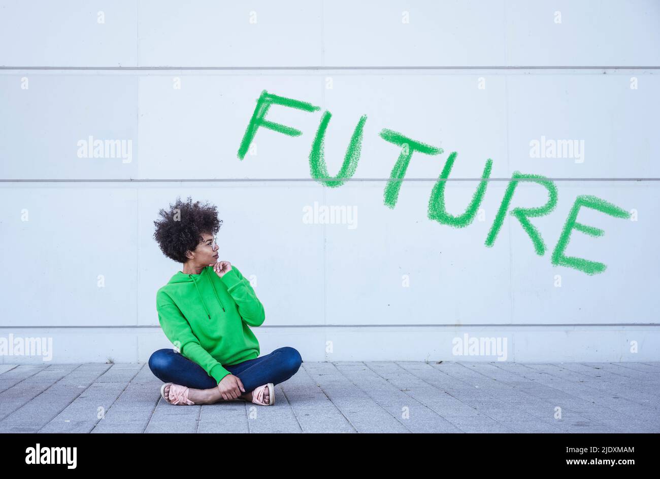 Green word hi-res stock photography and images - Alamy