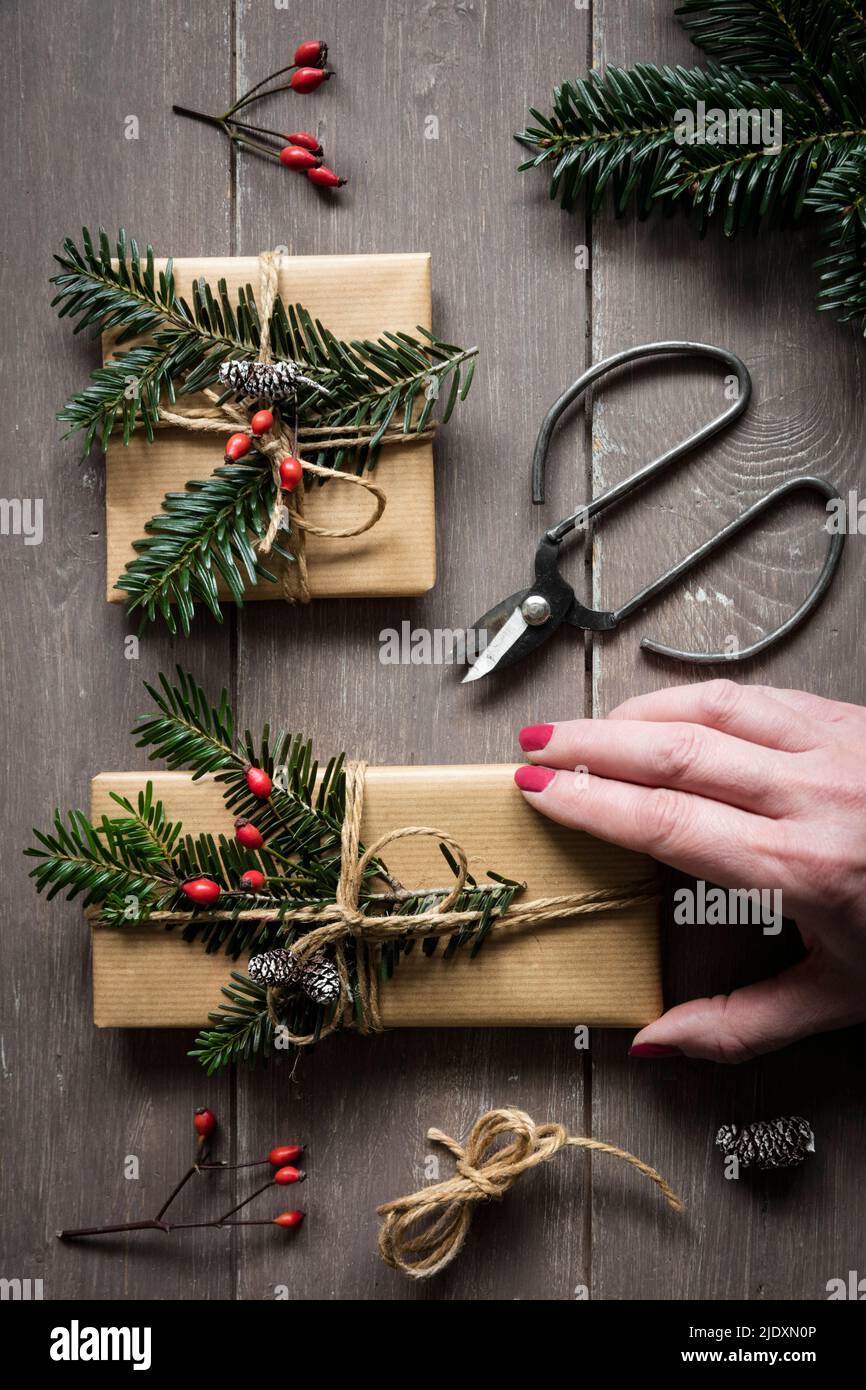 Hand wrapped hi-res stock photography and images - Alamy