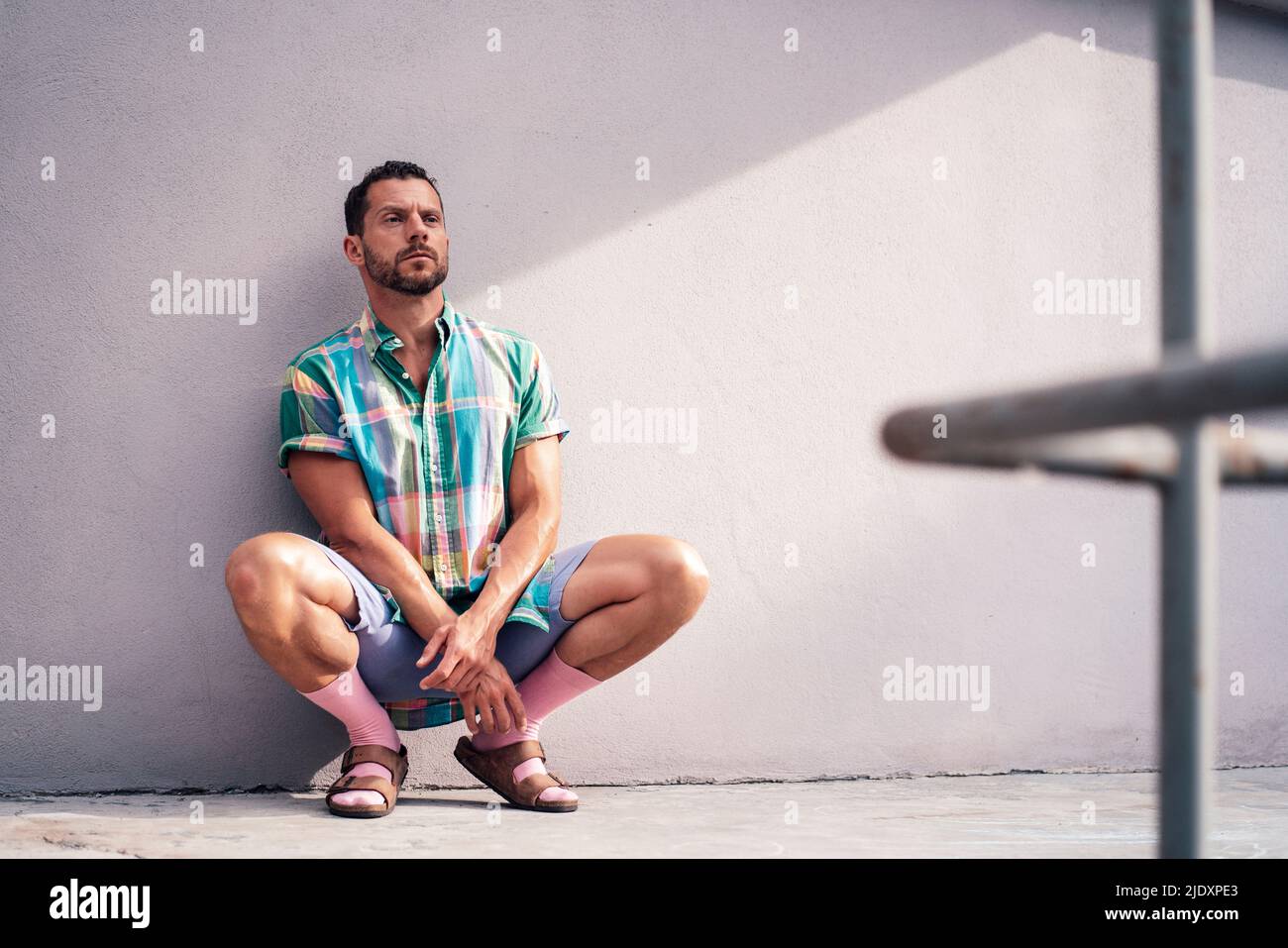 Crouching socks hi-res stock photography and images - Alamy