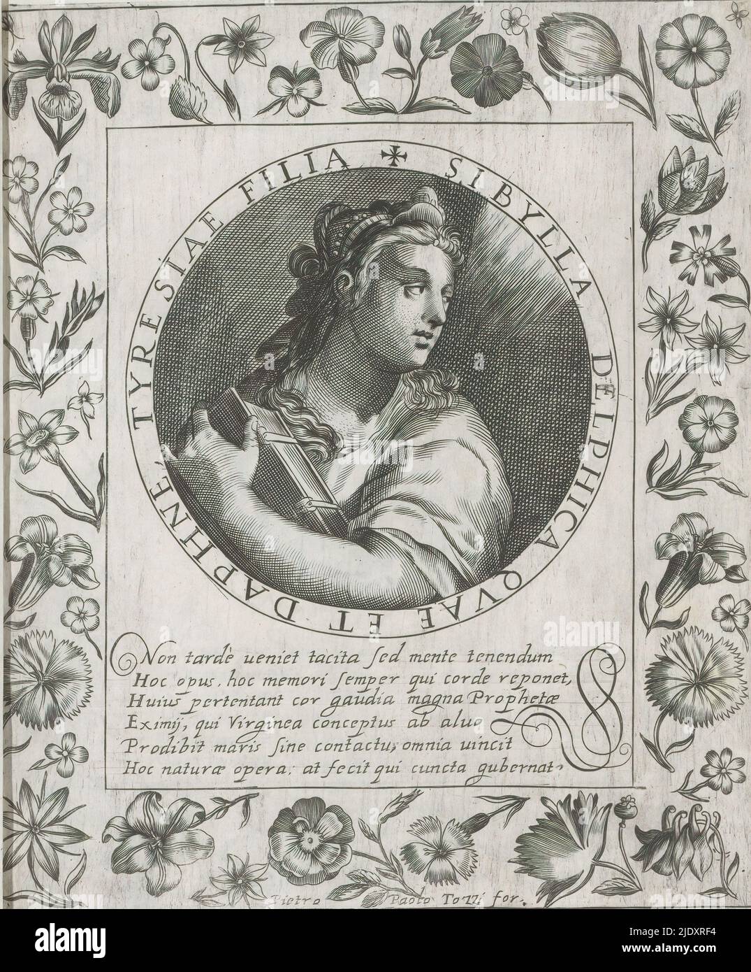 Delphic Sibyl, Imagini Gentilissime delle dodici Sibille (...) (series ...