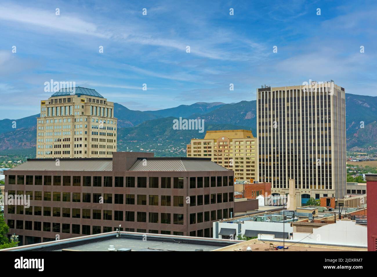 Downtown Colorado Springs during the day Stock Photo - Alamy