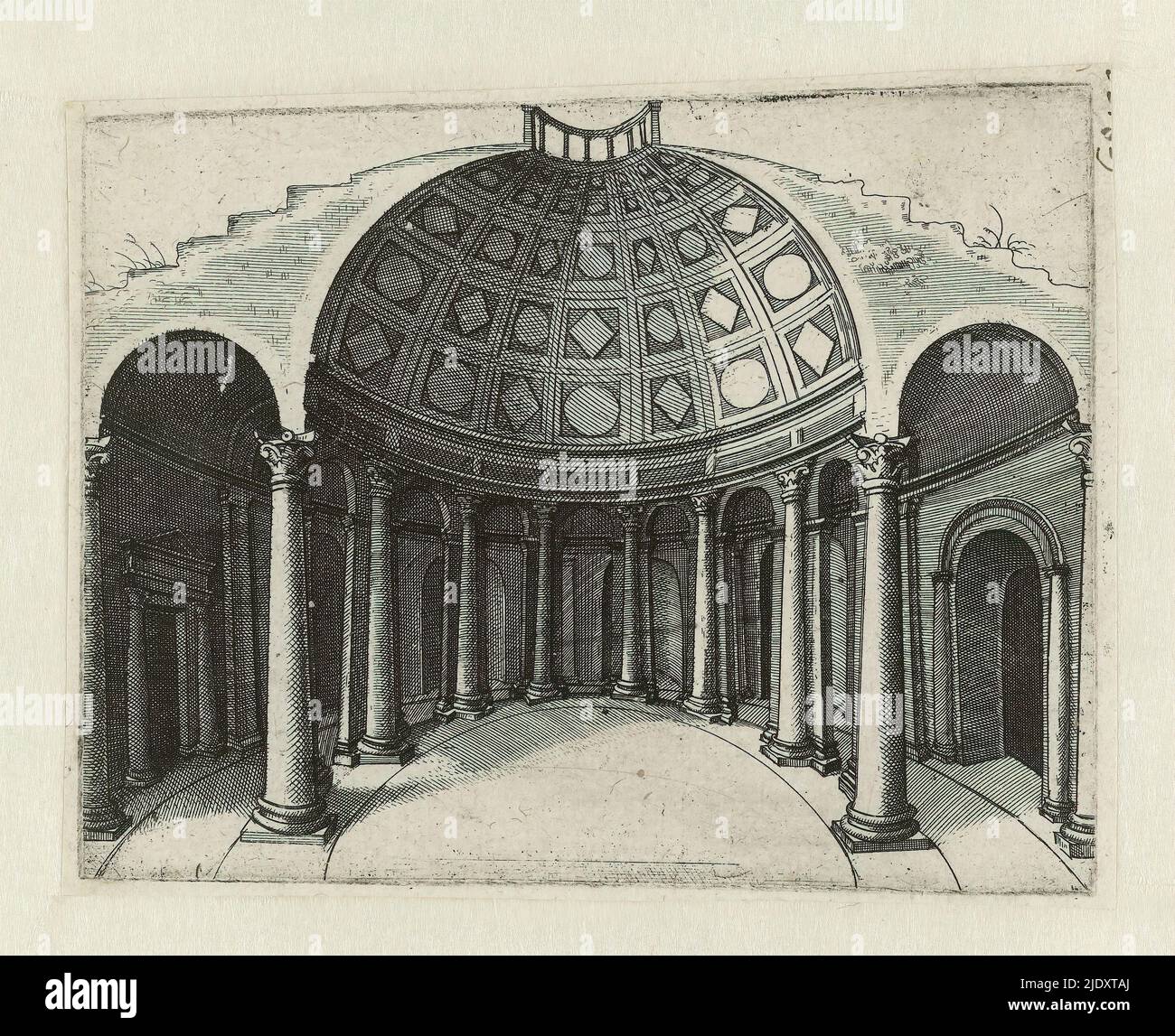 Interior of the Santa Costanza at Rome, Ruinarum variarum fabricarum ...