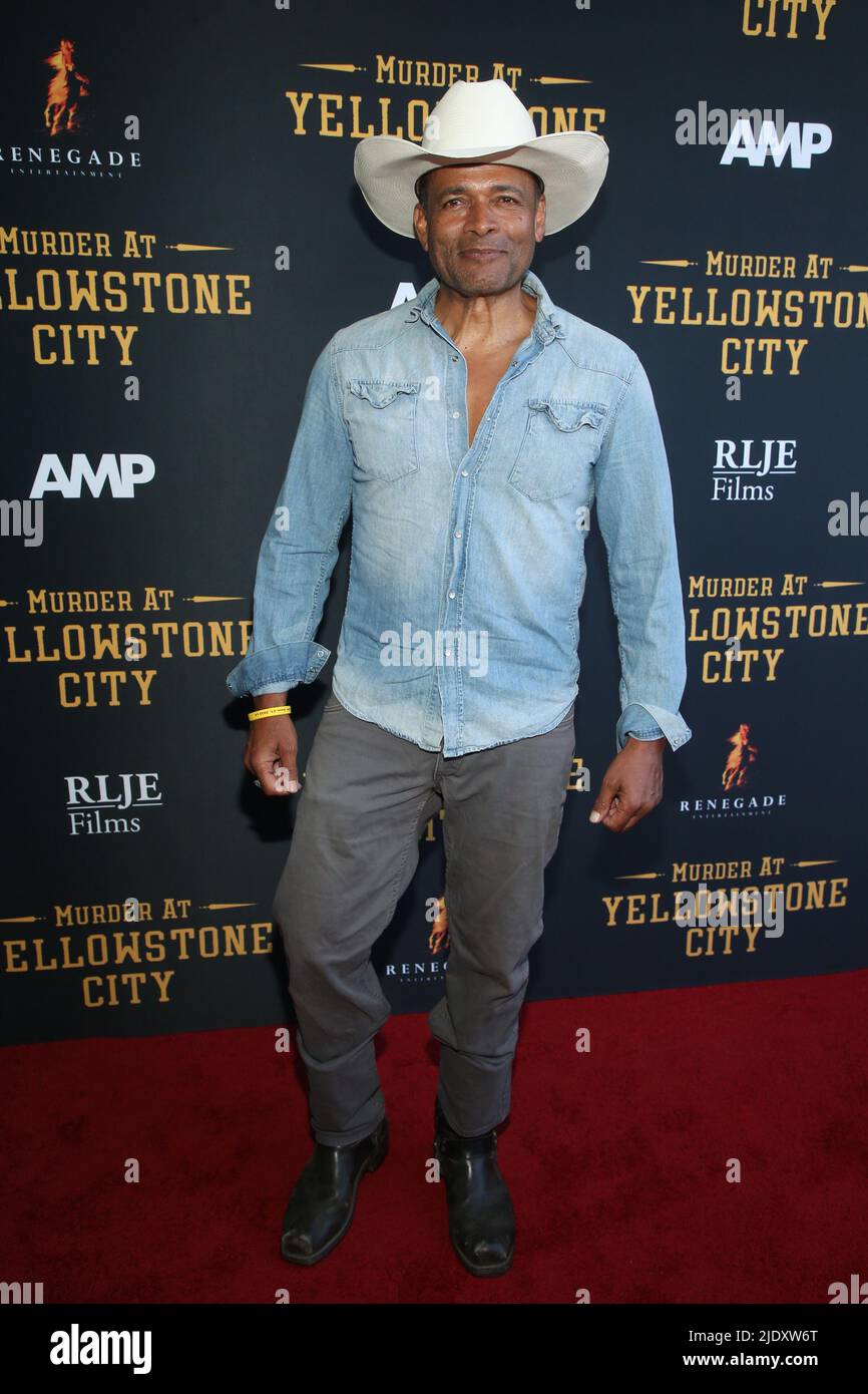 Los Angeles, Ca. 23rd June, 2022. Mario Van Peebles at the premiere of ...
