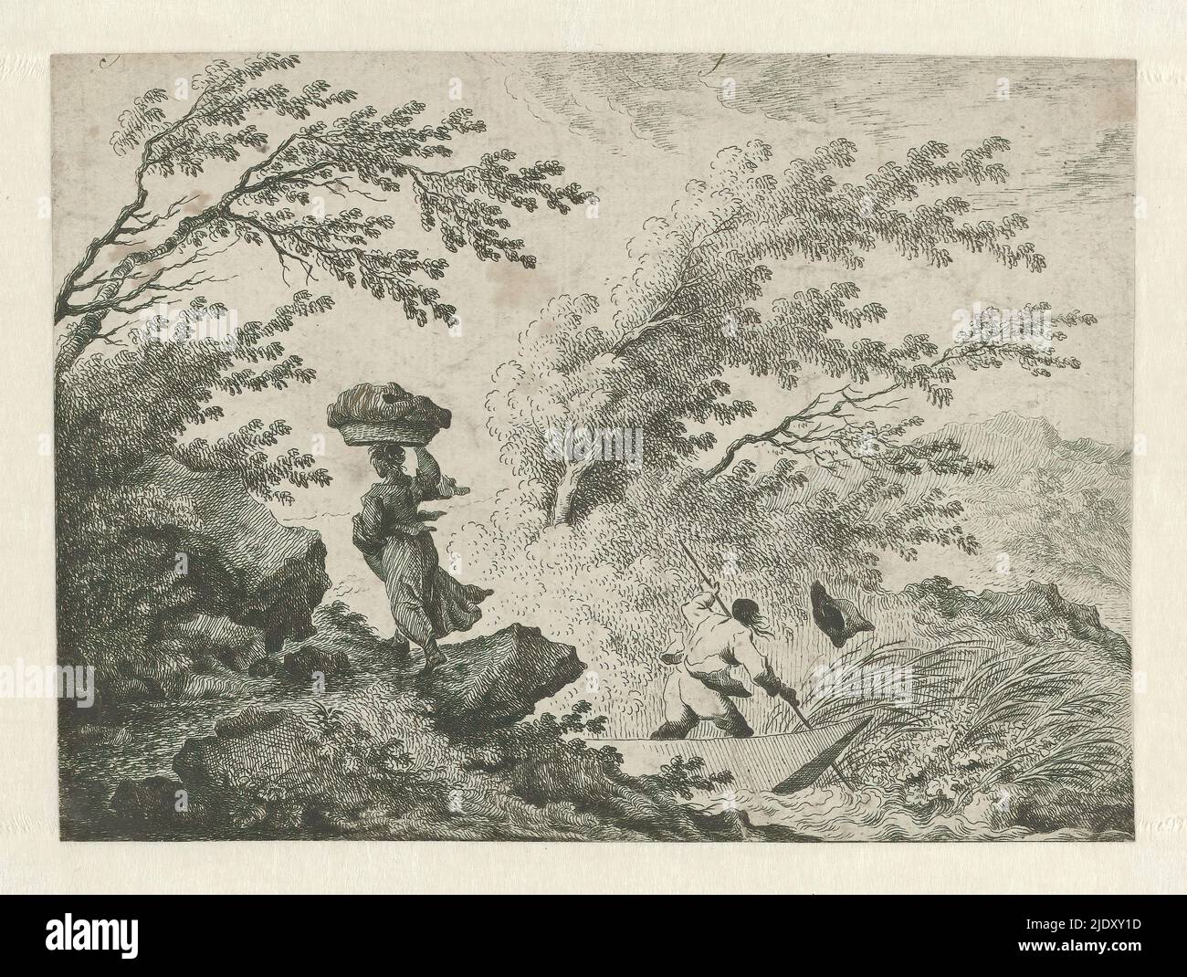 Wind Blowing Through Trees Drawing