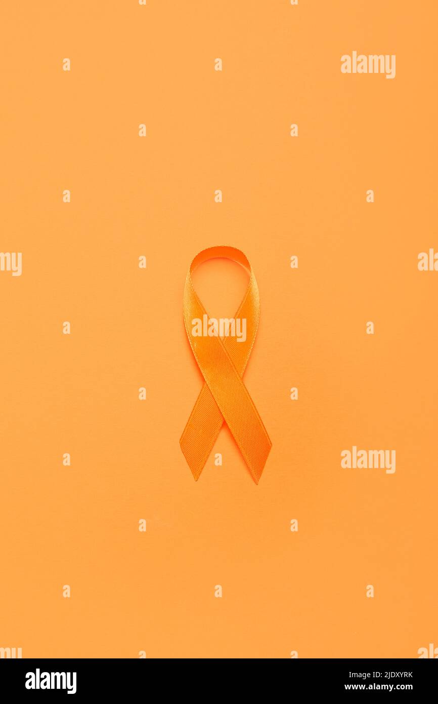 Orange Cancer Ribbon Wallpaper
