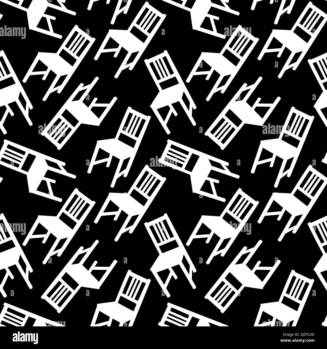 Seamless chair pattern for fabrics and textiles and packaging and gifts ...