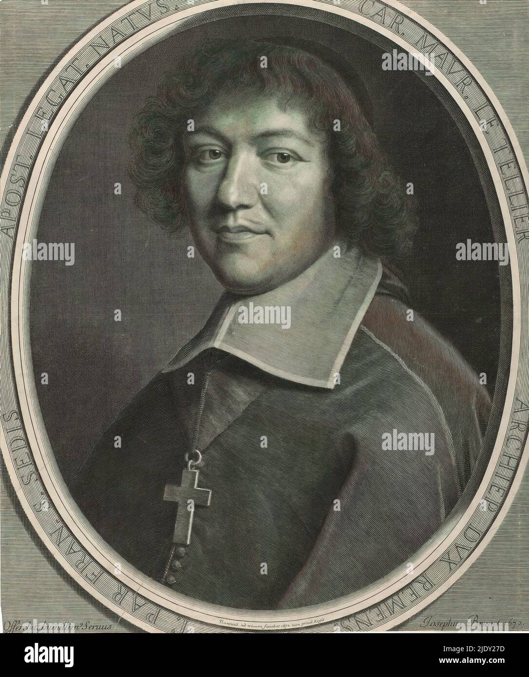 Portrait of Charles-Maurice Le Tellier, Car. Maur. Le Tellier ...