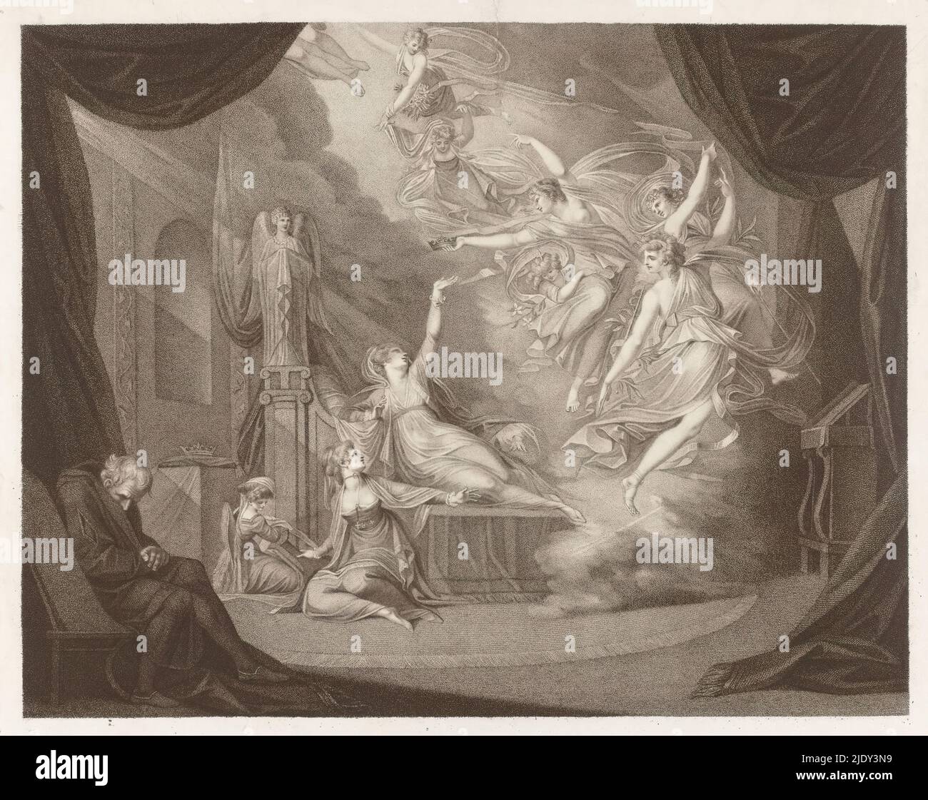 Dream of Queen Catherine, Macklin's British Poets (title on object ...