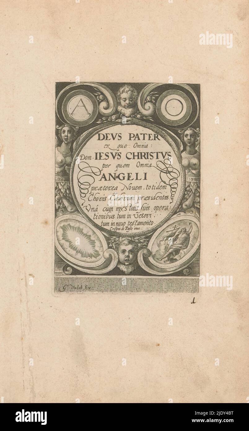 Deus pater ex quo omnia angeli hi-res stock photography and images - Alamy