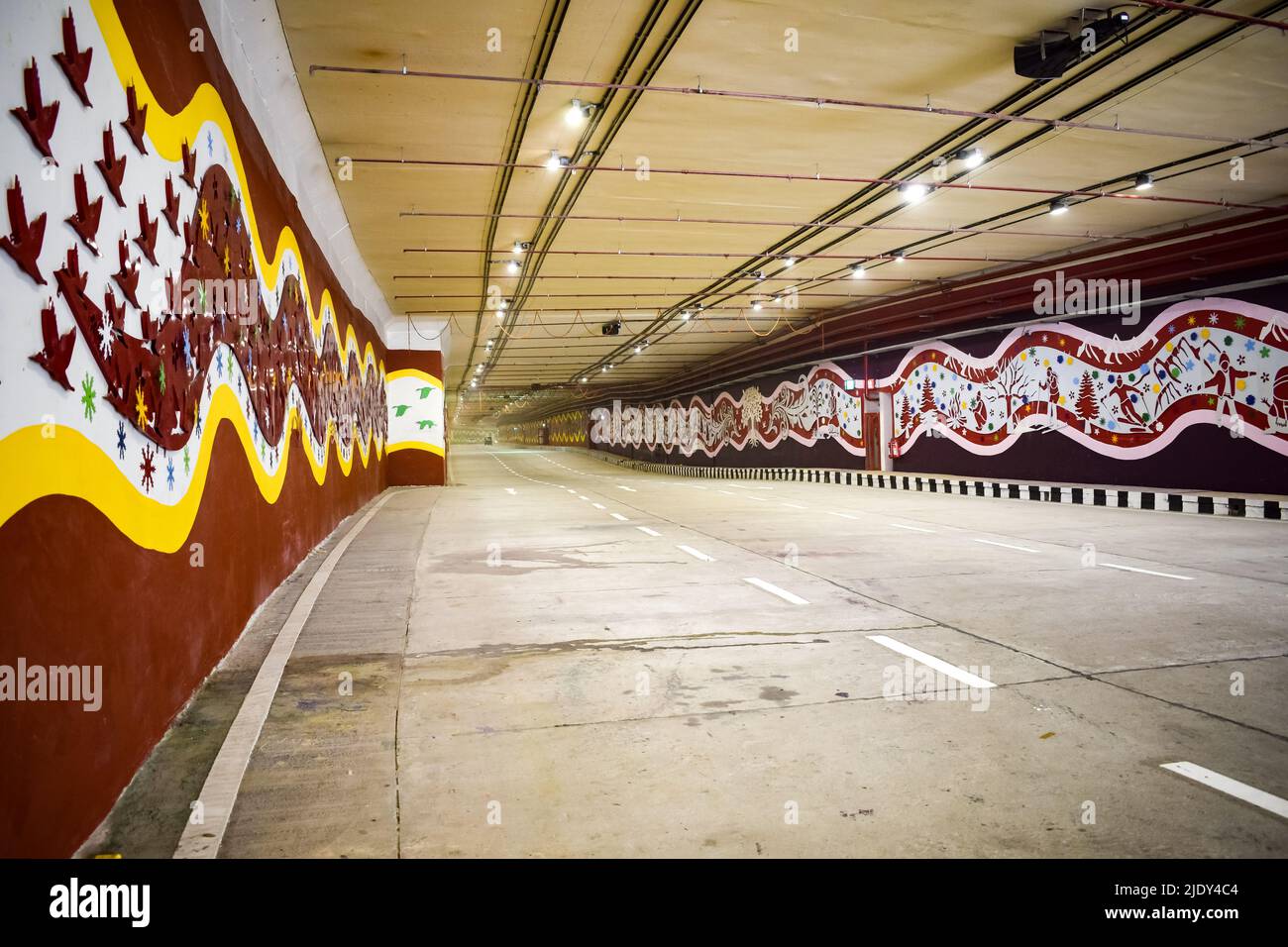 PM Narendra Modi dedicate Pragati tunnel and five underpass of Pragati ...