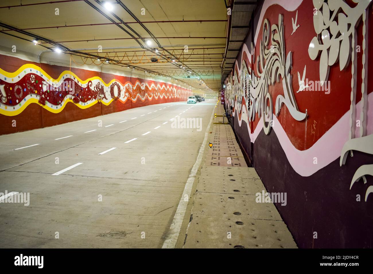 PM Narendra Modi dedicate Pragati tunnel and five underpass of Pragati ...
