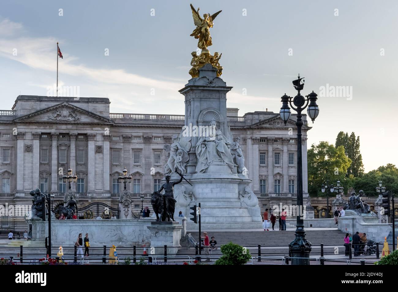 Architectural detail of the Victoria Memorial, monument to Queen ...