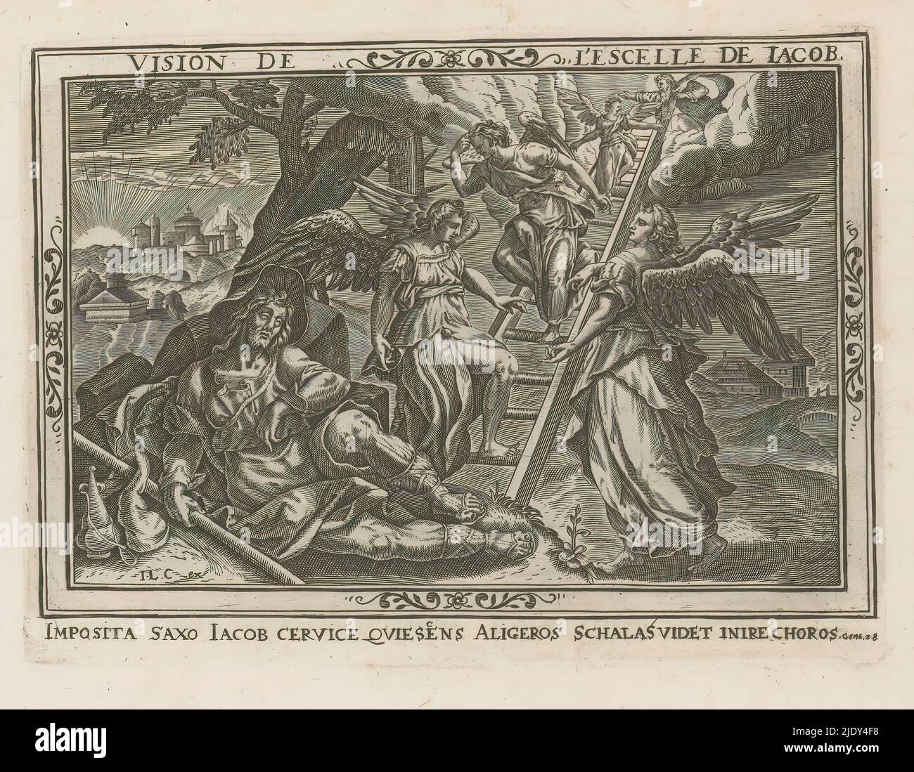 Jacob's ladder, Vision de l'Escelle de Jacob (title on object), History ...