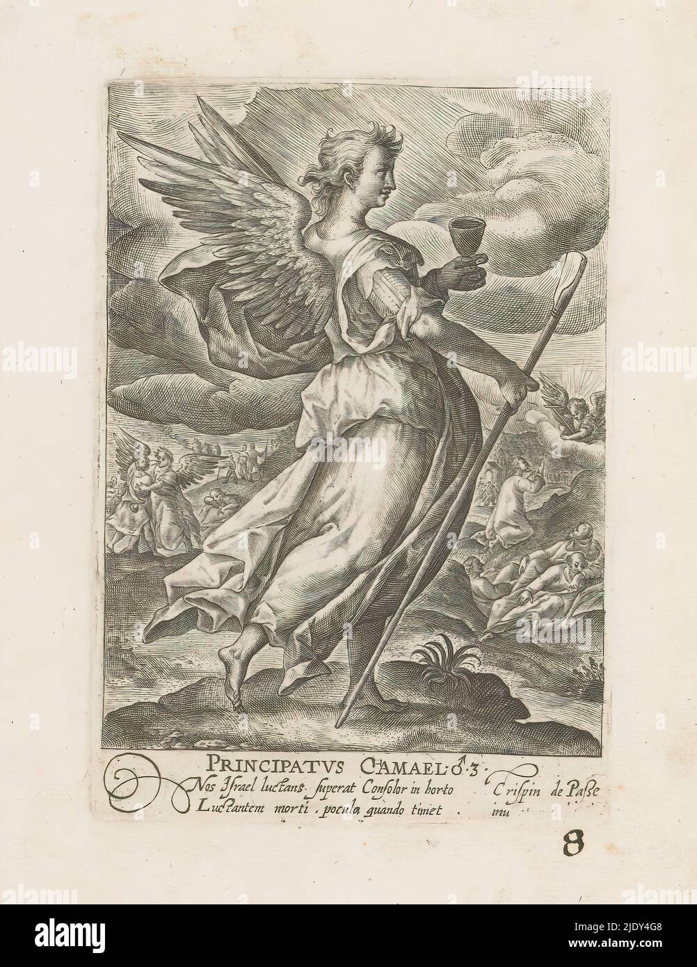 Archangel Chamuel, Principatus Camael (title on object), Archangels and other angels (series ...