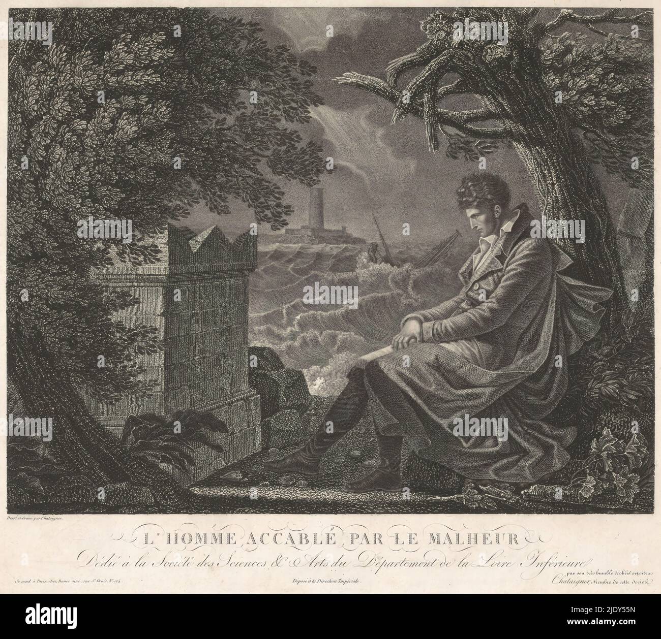 Lhomme accable par le malheur hi-res stock photography and images - Alamy