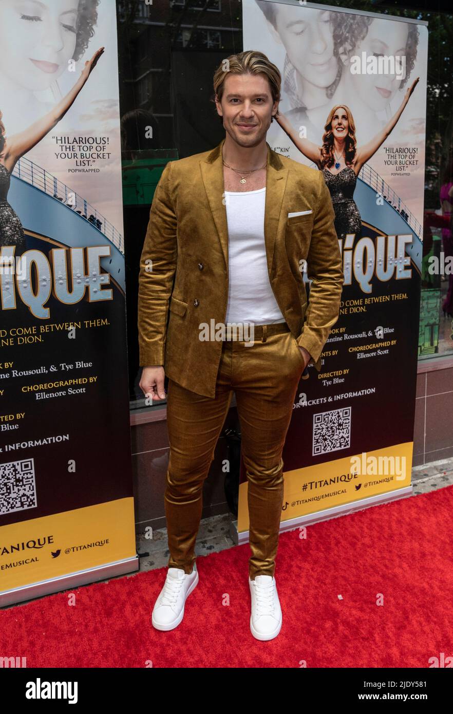 New York, NY - June 23, 2022: Constantine Rousouli attends opening ...