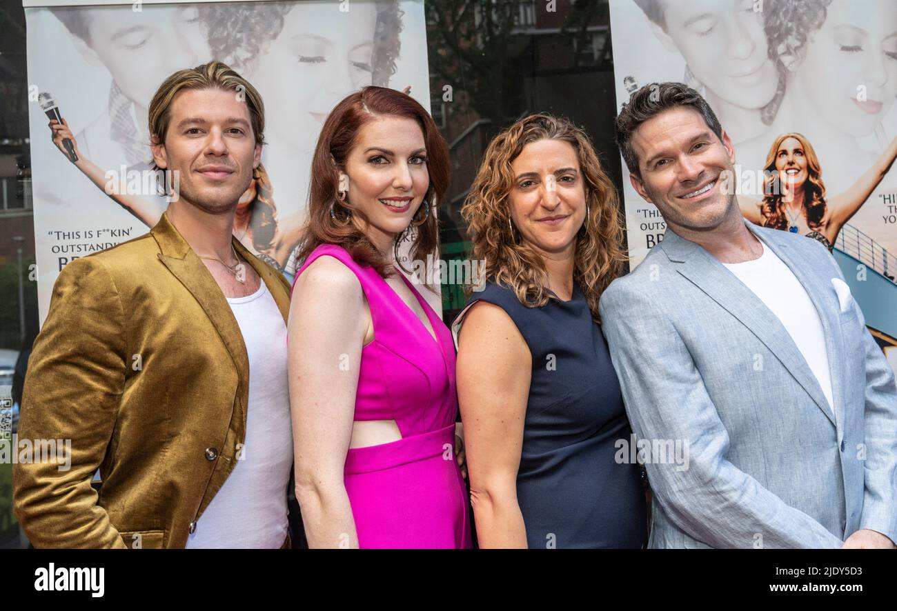 New York, NY - June 23, 2022: Constantine Rousouli, Marla Mindelle, Eva ...