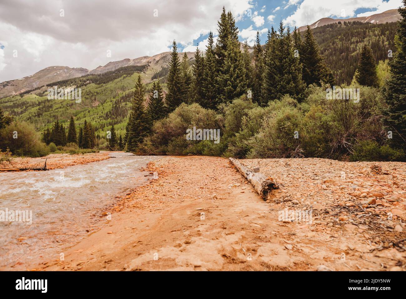 Log crossing hi-res stock photography and images - Alamy