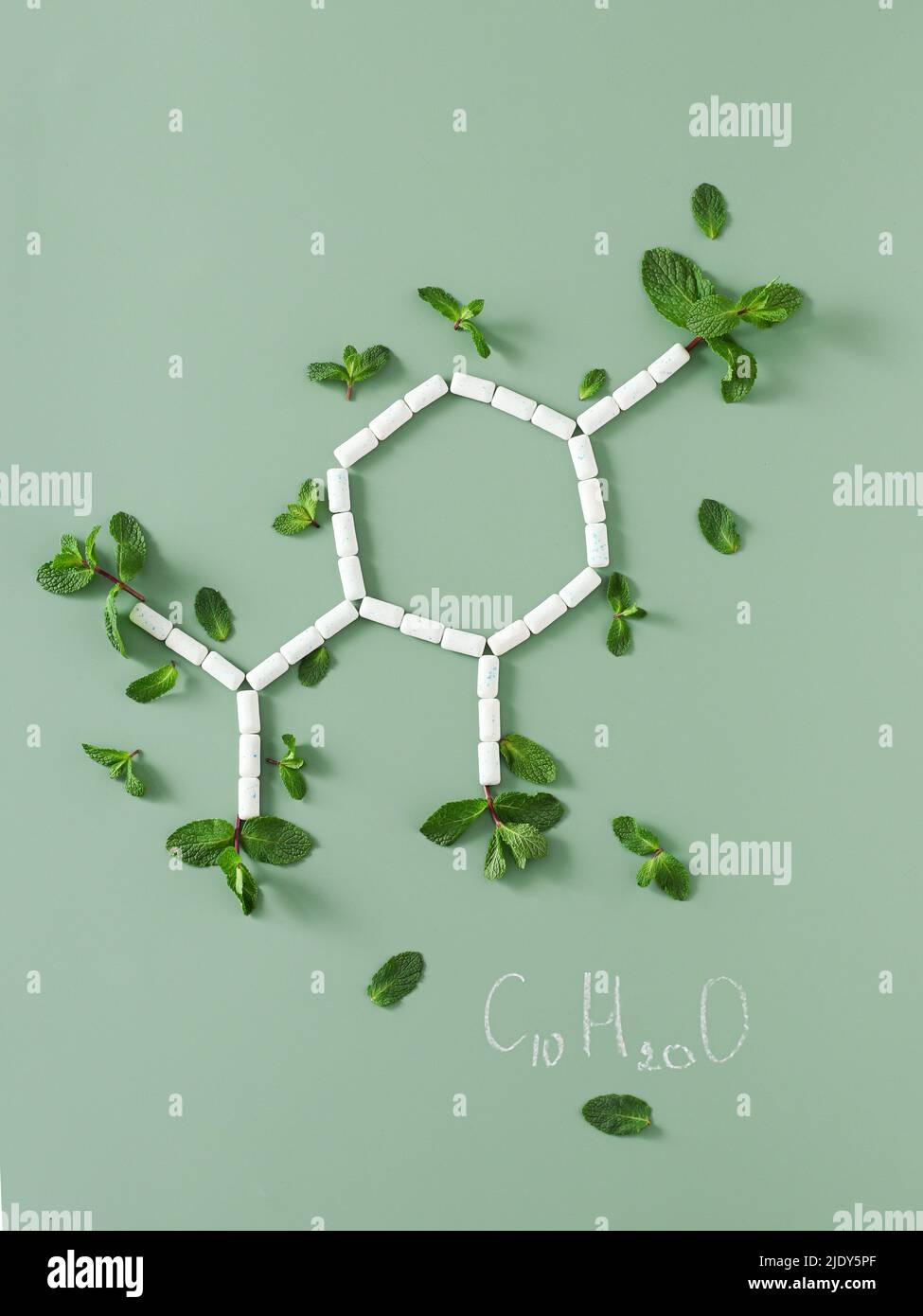 Menthol molecular hi-res stock photography and images - Alamy