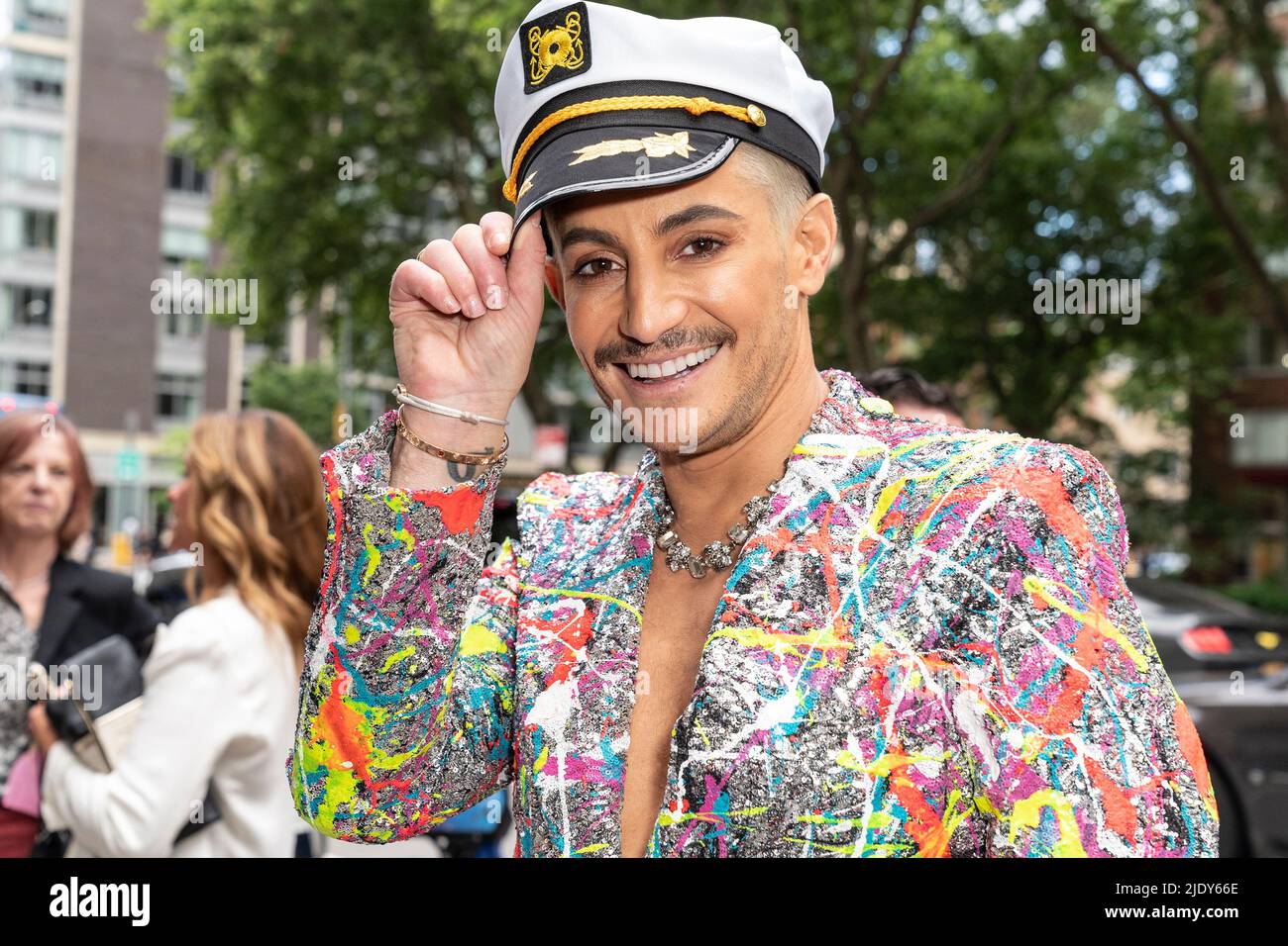 New York, US, June 23, 2022. Frankie Grande attends opening night of ...