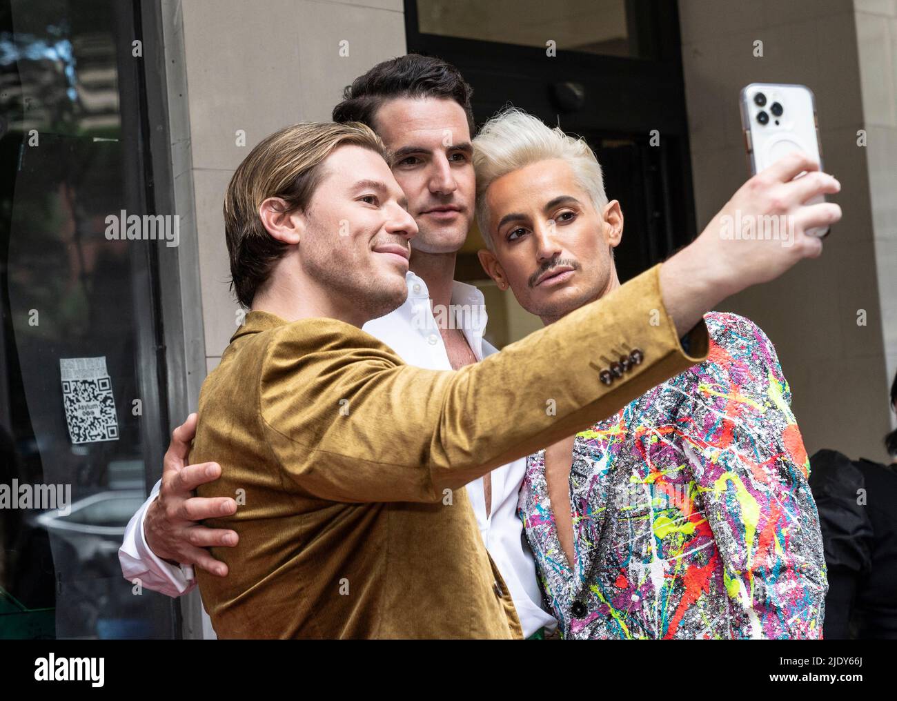 New York, NY - June 23, 2022: Constantine Rousouli, John Riddle and ...