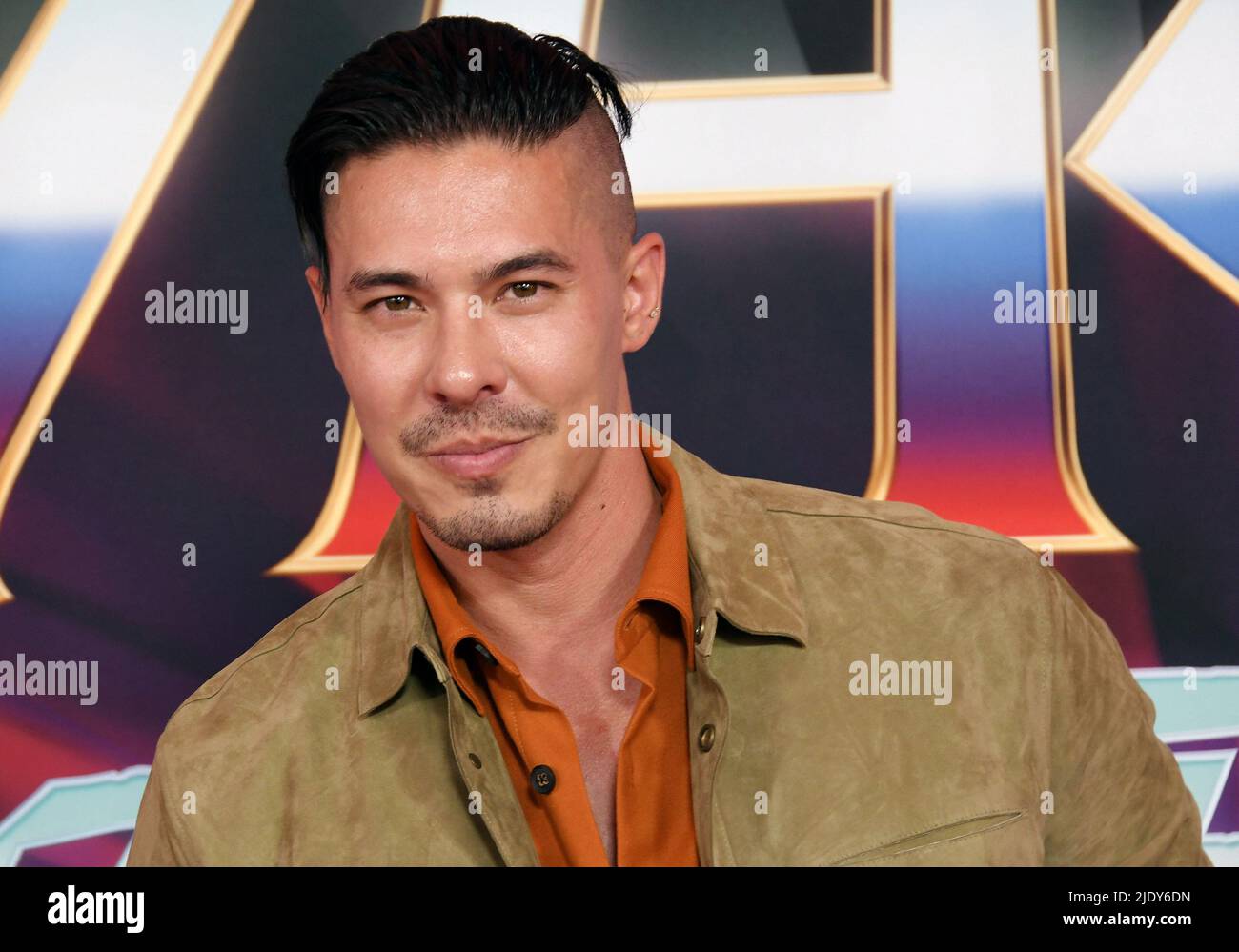 Los Angeles, USA. 23rd June, 2022. Lewis Tan arrives at Marvel Studios ...