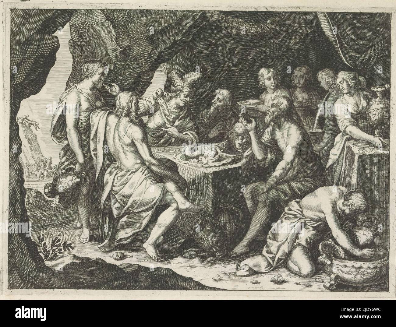 Feast of Acheloüs, Metamorphoses of Ovid (series title), The river god ...