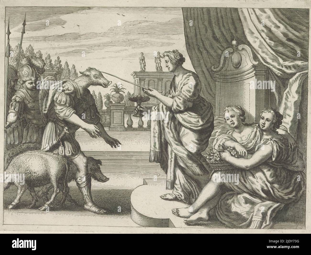 Circe turns odysseus companions hi-res stock photography and images - Alamy