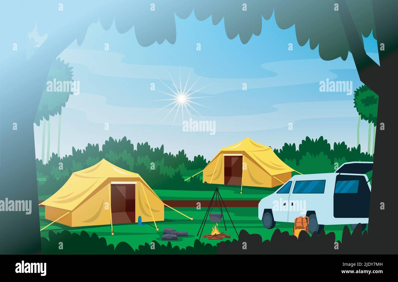 Day trip adventure Stock Vector Images - Alamy