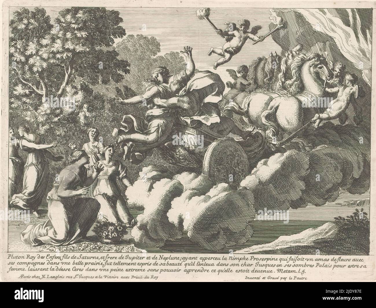 Pluto pulling proserpina hi-res stock photography and images - Alamy