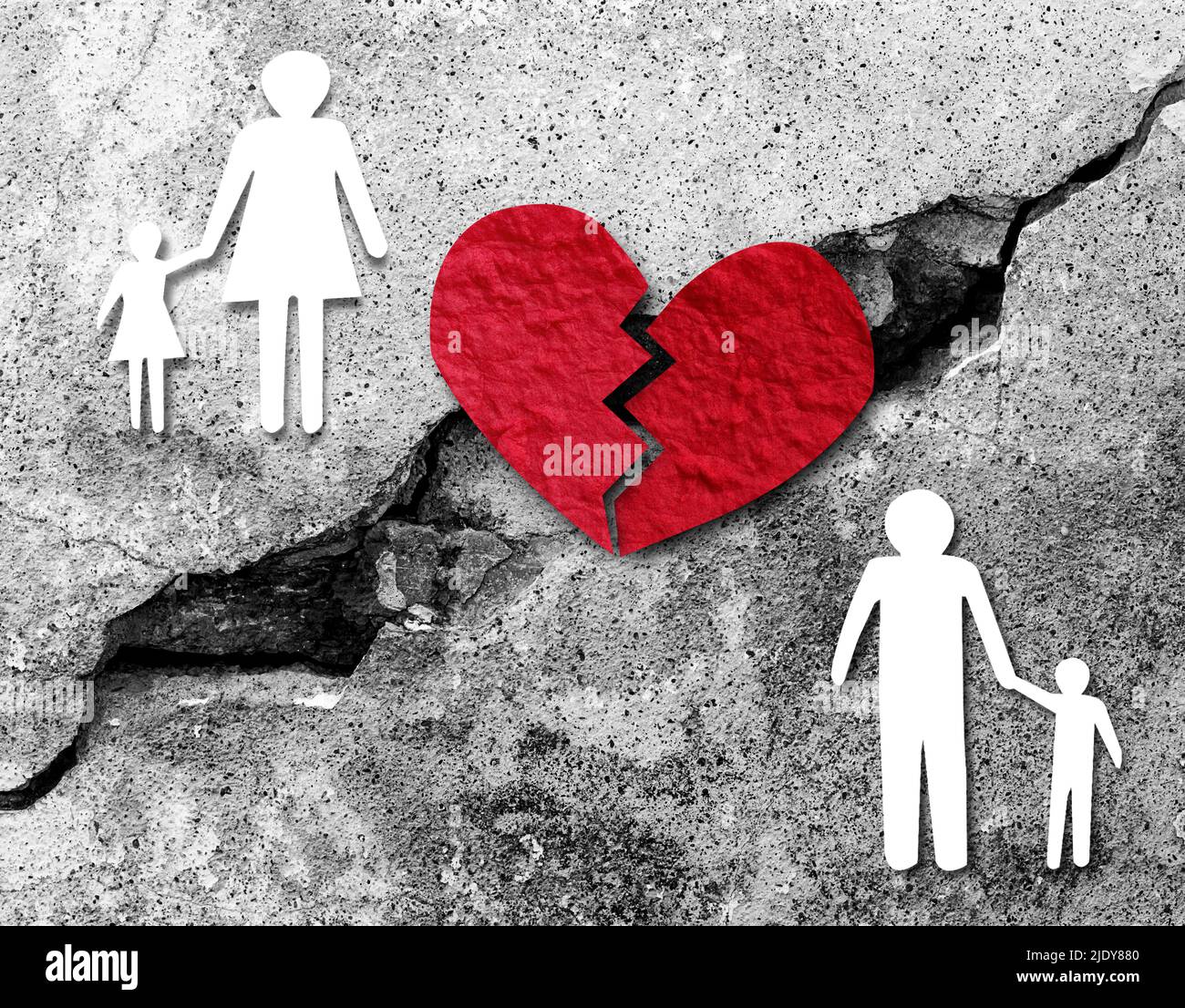 Broken Heart Boy And Girl Sketch