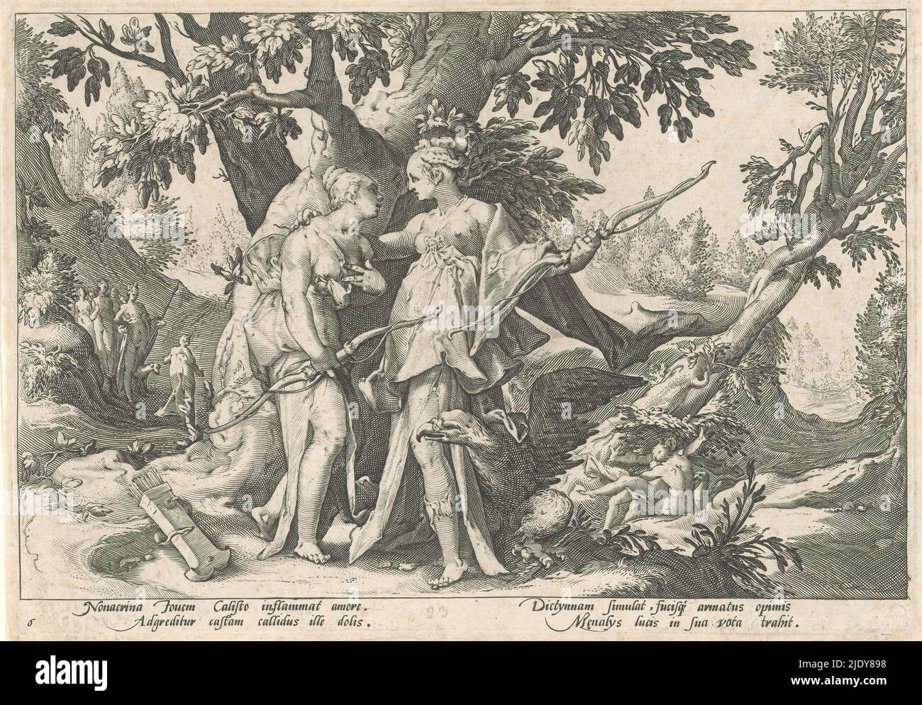 Jupiter and Callisto, Metamorphoses of Ovid (series title), Jupiter ...