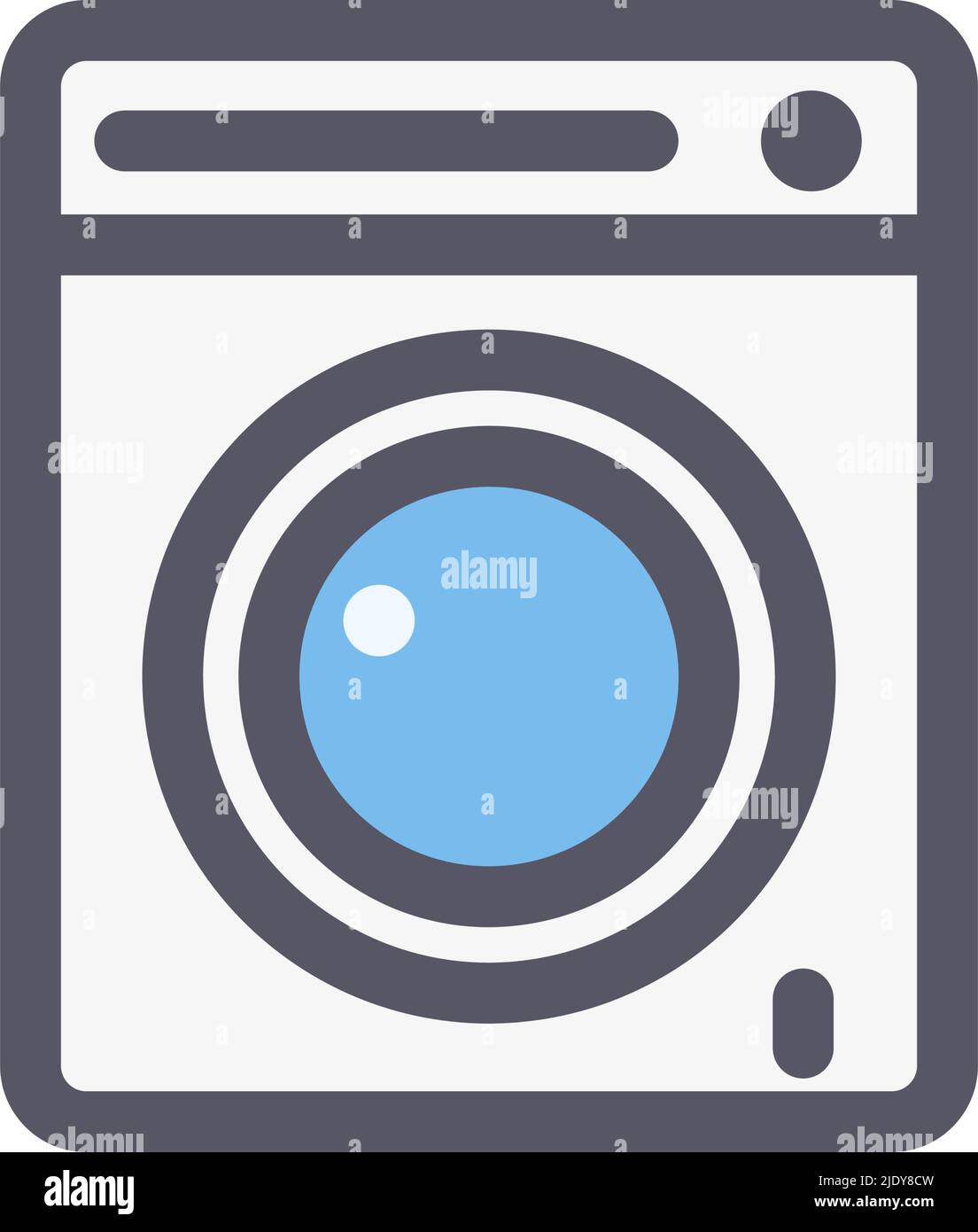 wash machine icon. laundry. editable vector Stock Vector Image & Art ...