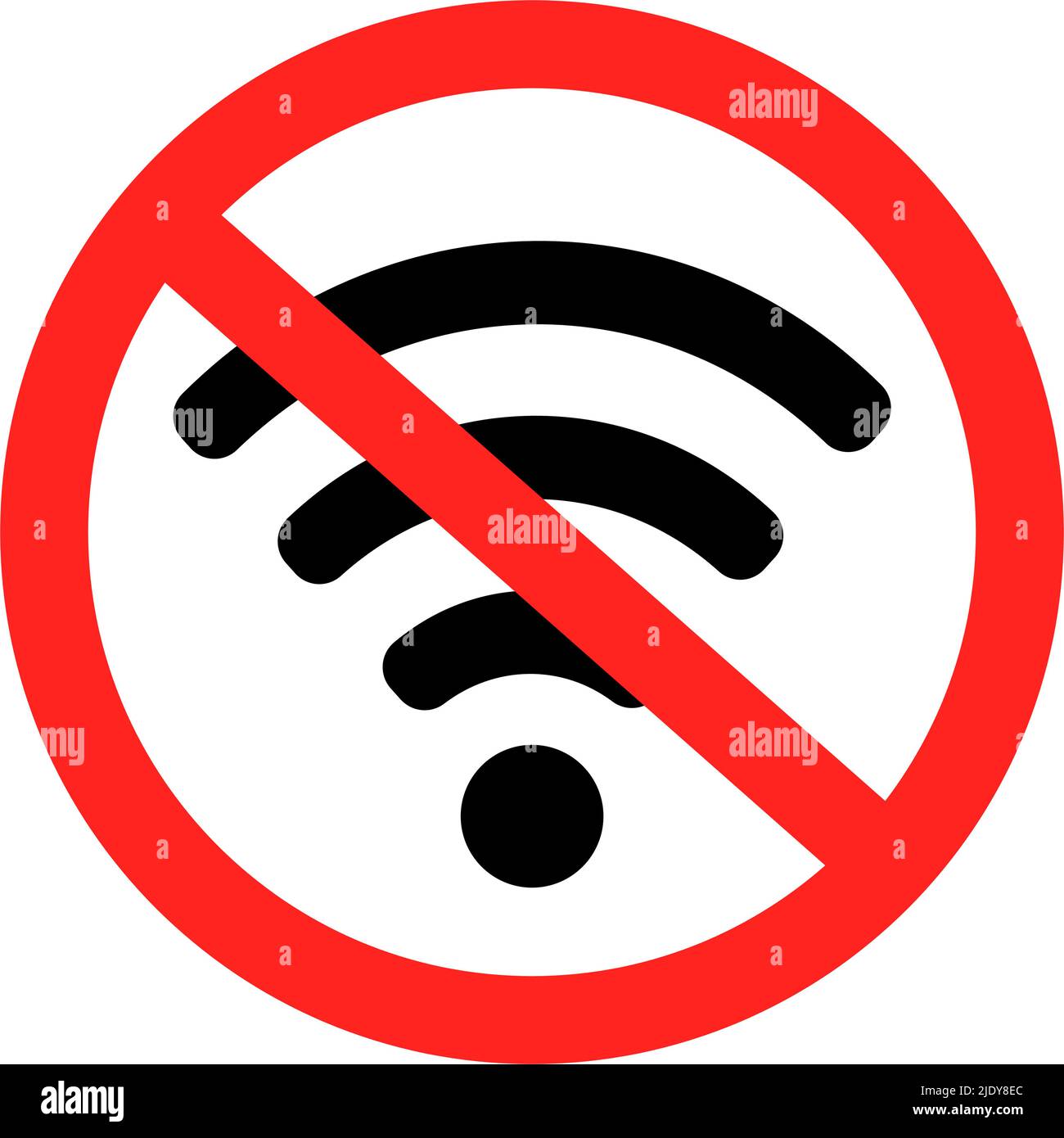 No Wi-Fi or signal. Editable vector Stock Vector Image & Art - Alamy