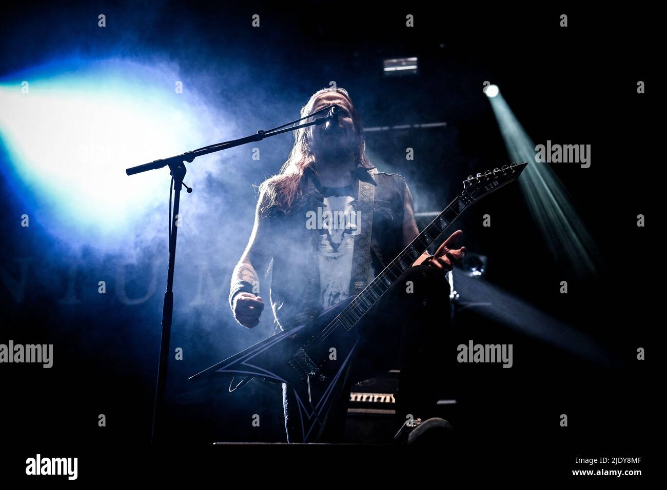 Clisson, France on June 24, 2022. Insomnium performing live during day ...