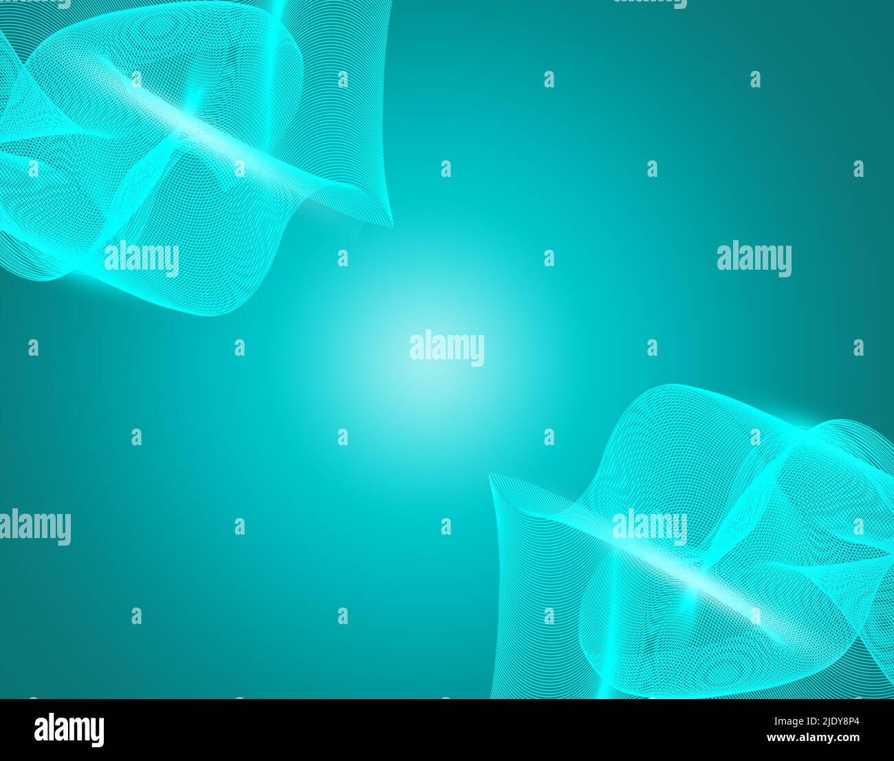 Abstract curve line background, light green gradient graphic design ...