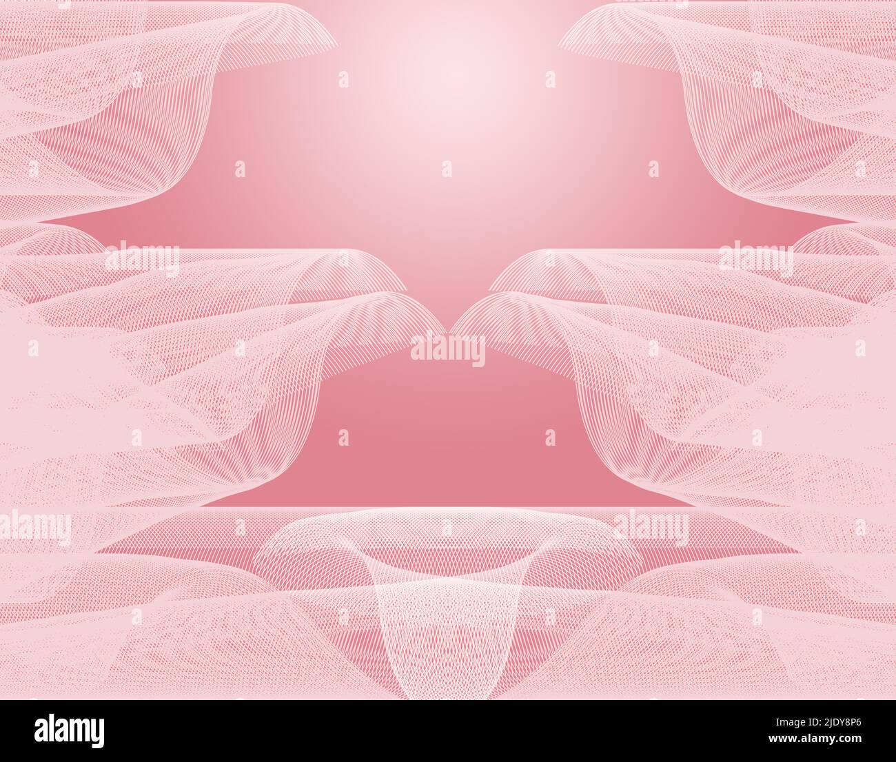 Abstract curve line background, Pink gradient graphic design texture ...