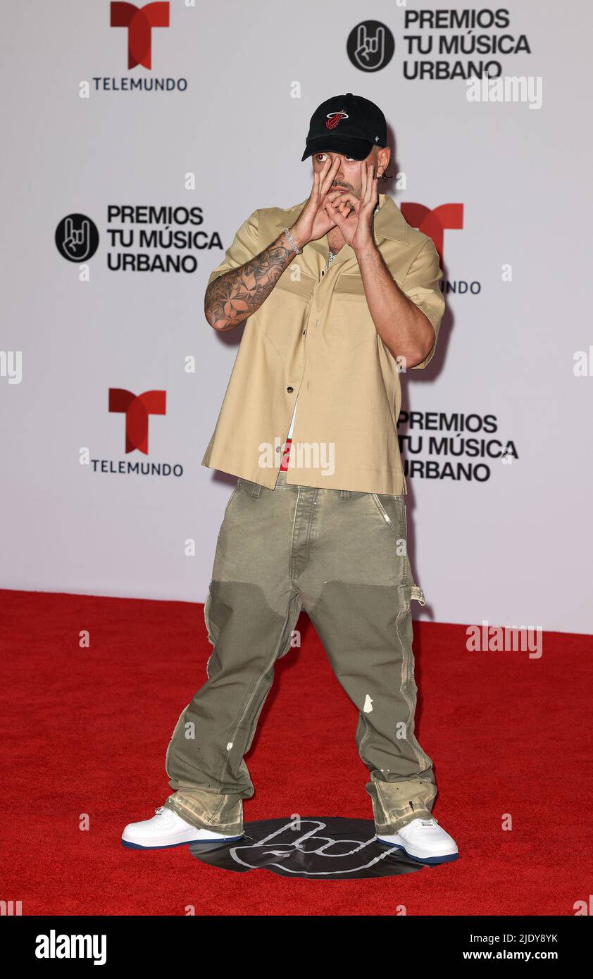 SAN JUAN, PUERTO RICO - JUNE 23: Feid attends Premios Tu Música Urbano ...