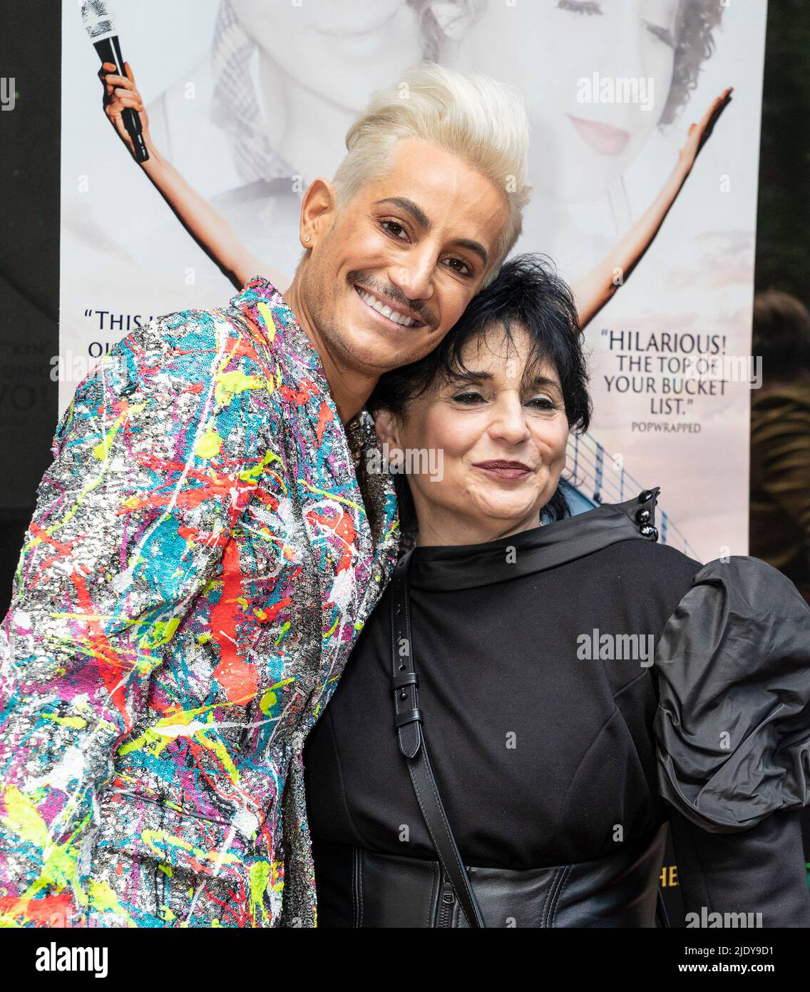 New York, New York, USA. 23rd June, 2022. Frankie Grande and his mother ...