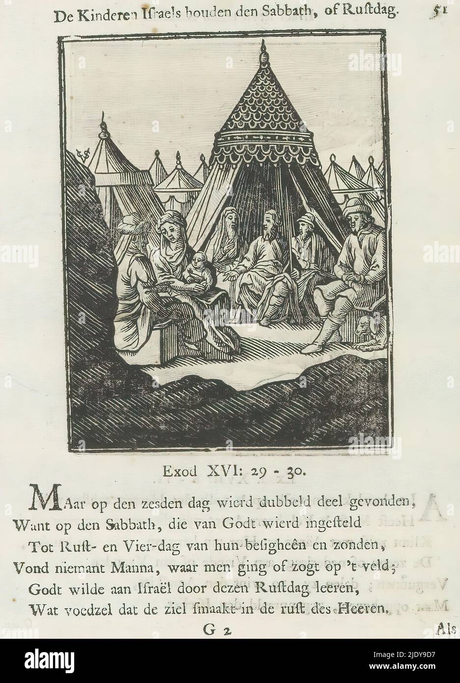 Israelites keep Sabbath, The children of Israel keep den sabbath, or ...