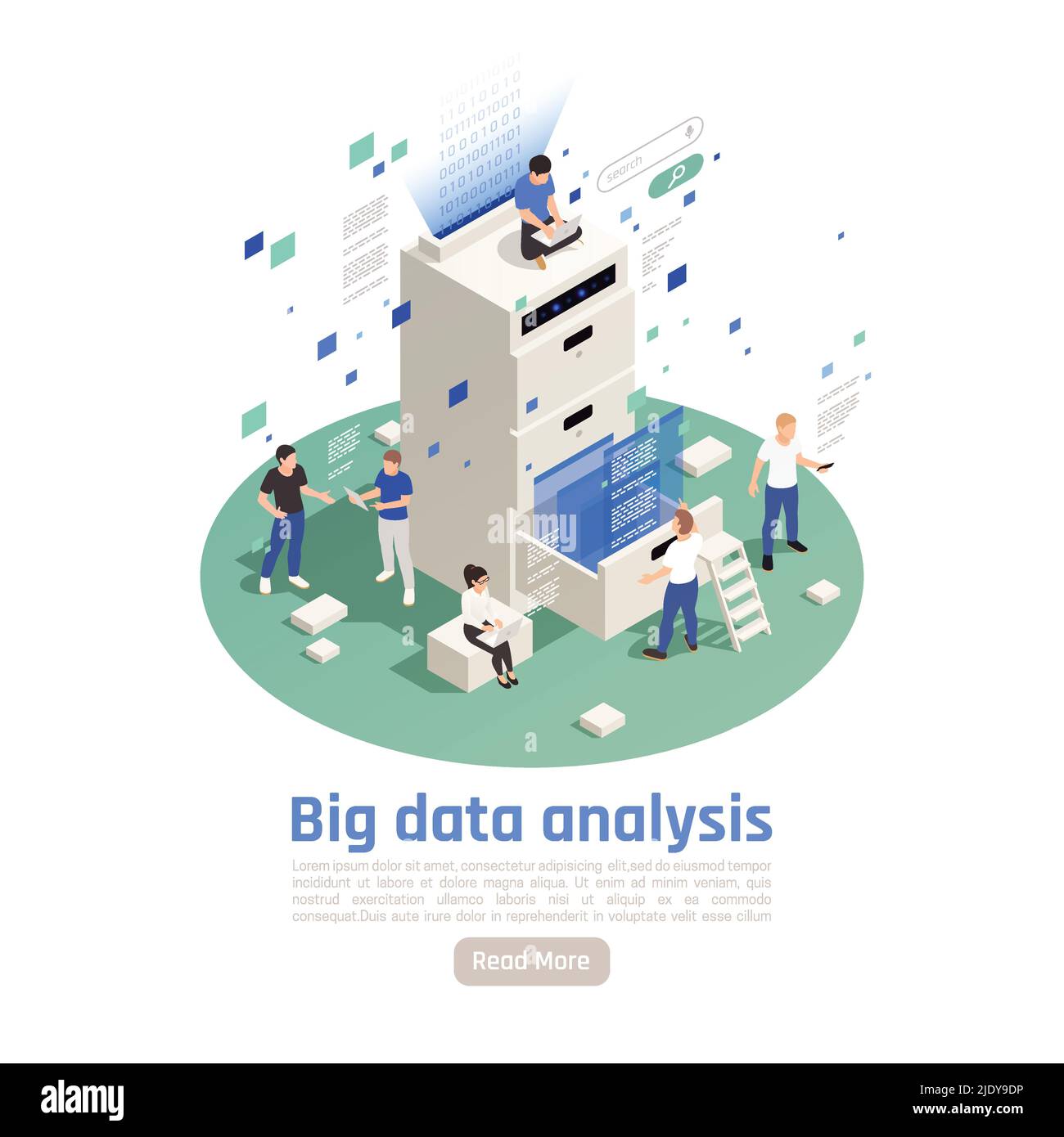 Big data storage solutions analytics modern technology circular ...