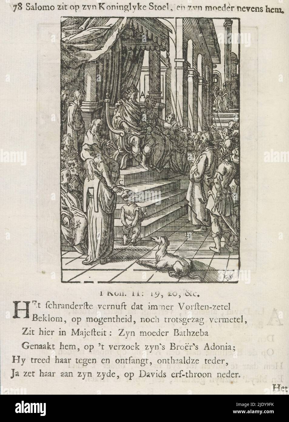 Paul in front of Festus and Agrippa, Solomon on David's throne, Solomon ...