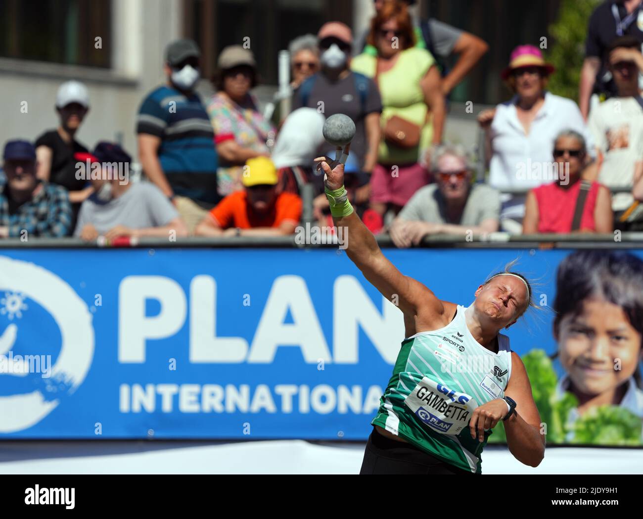 Berlin, Germany. 23rd June, 2022. Athletics: German championship ...