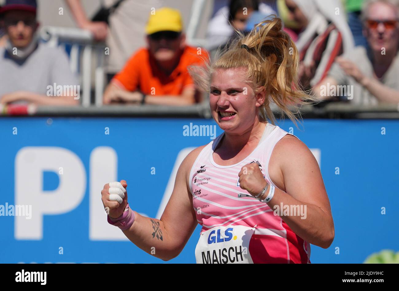 Berlin, Germany. 23rd June, 2022. Athletics: German championship ...