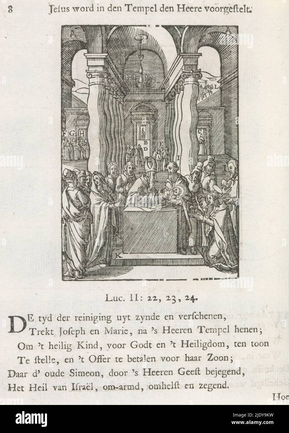 Presentation in the temple, Jesus was in the temple den Heere ...