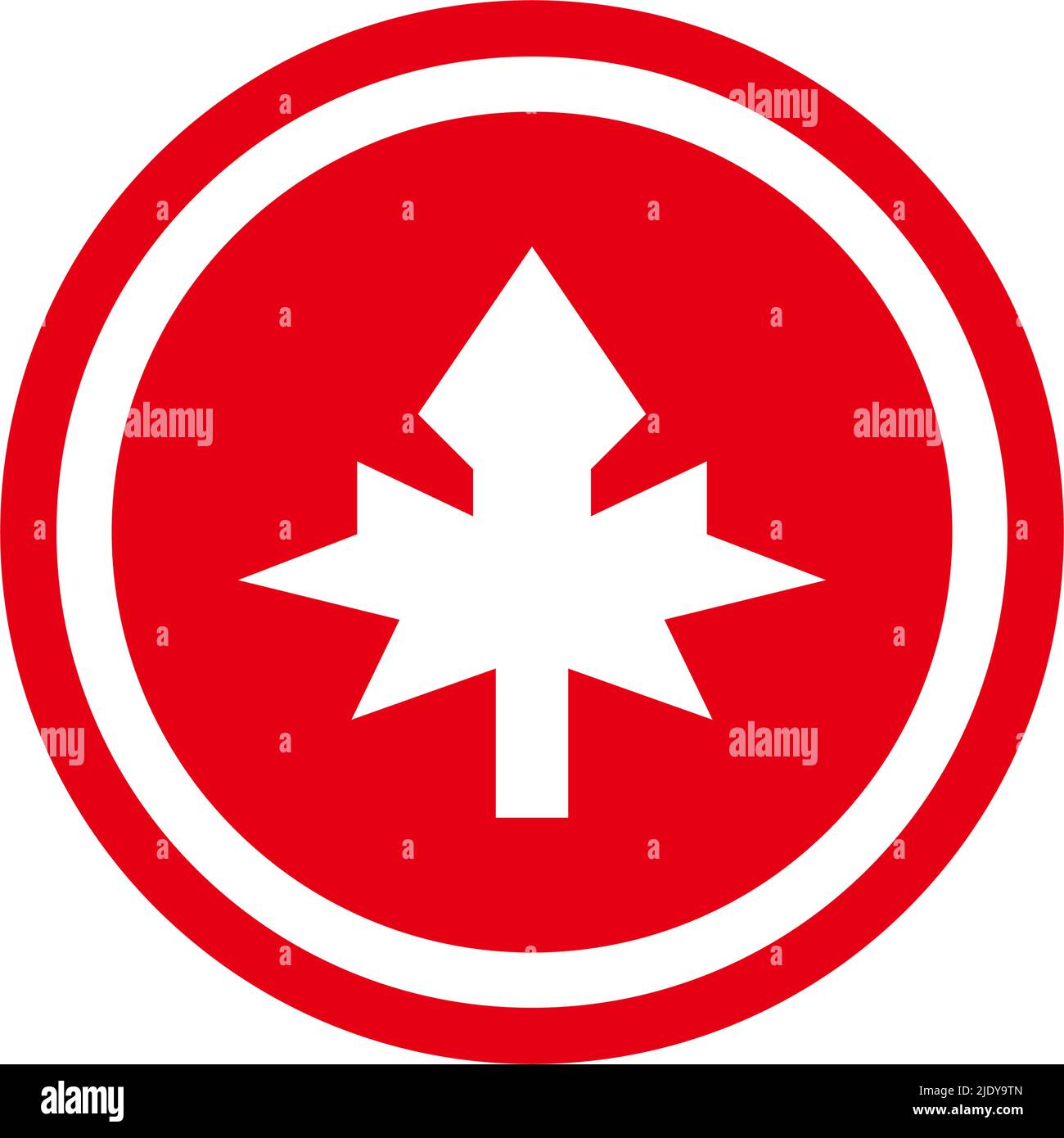 Canadian coin maple leaf Stock Vector Images - Alamy