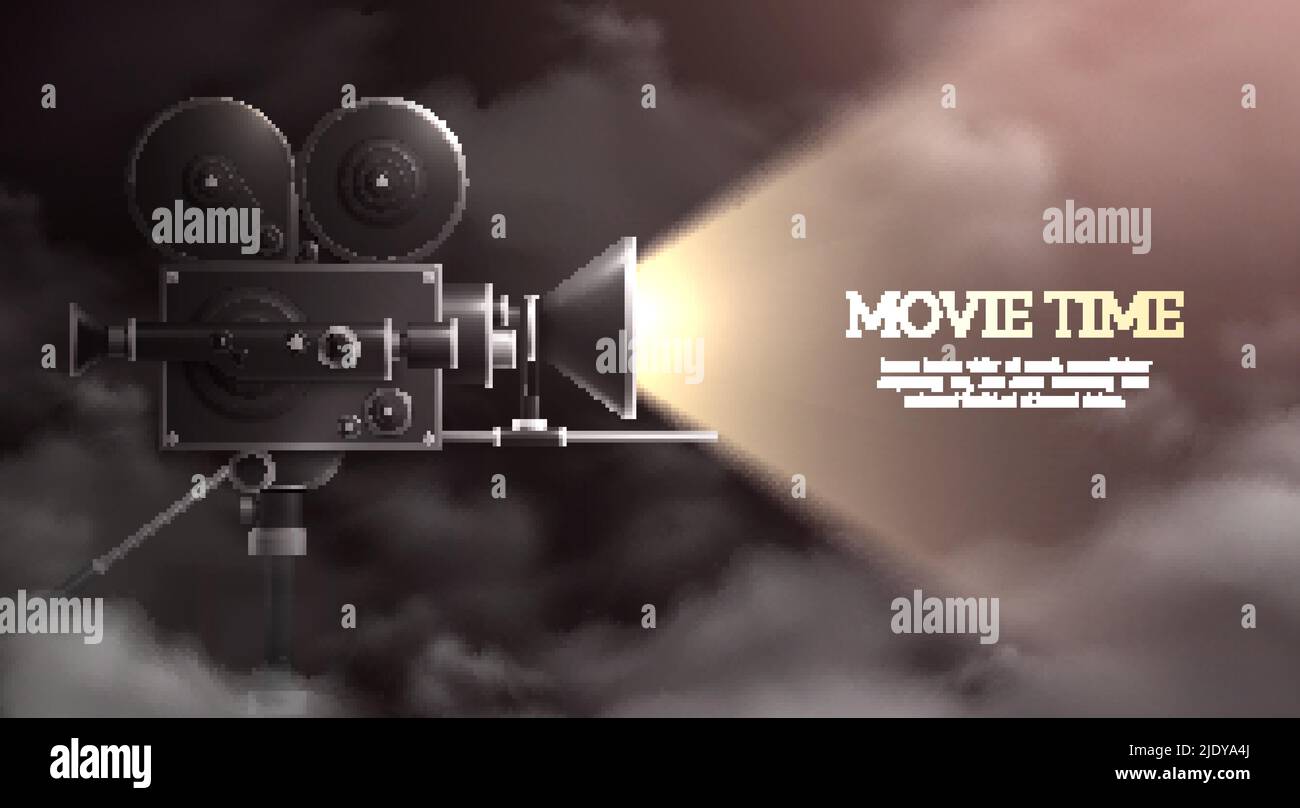 Camera background with composition of realistic dark sky and ...
