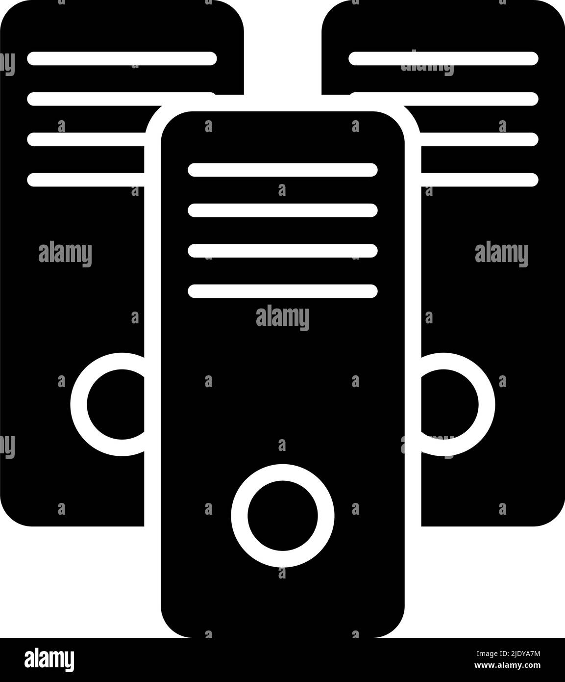 Server rack cloud icons Cut Out Stock Images & Pictures - Alamy