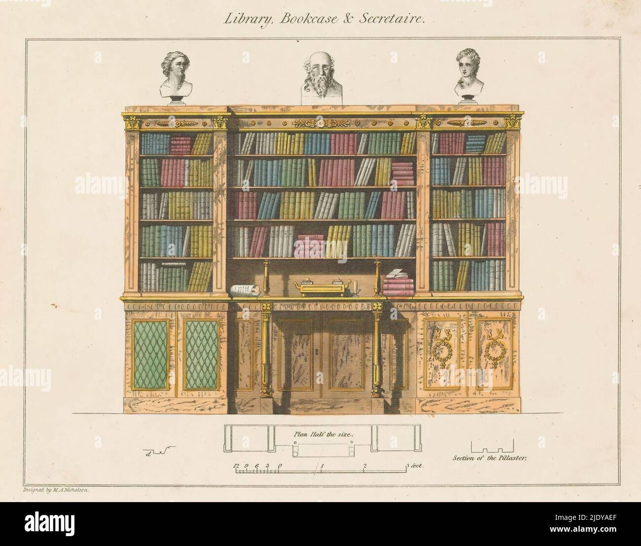 Built in bookcase hi-res stock photography and images - Alamy